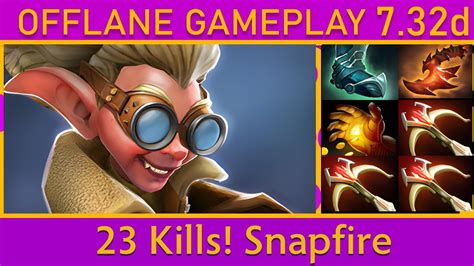 Dota Snapfire Offlane Gameplay High Mmr Youtube