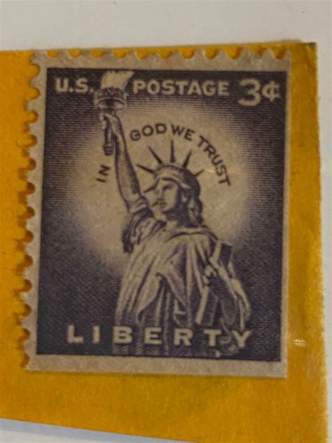 Rare Vintage 3 Cent Liberty Stamp Etsy UK