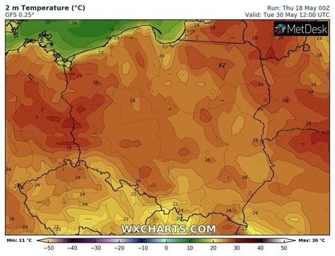Prognoza Pogody Do Ko Ca Maja Uderzenie Lata Temperatury Stopni
