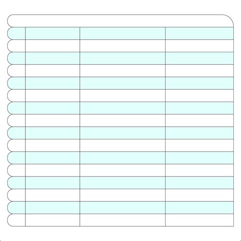 10 Best Printable Blank Columns Templates Artofit