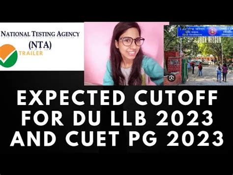 Expected Cut Off Of Cuet Pg Cuet Pg Du Llb Cuet Pg
