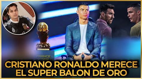 CRISTIANO RONALDO SE MERECE El SUPER BALON DE ORO CHARLANDO Con