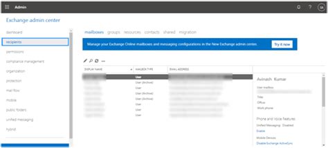 How To Enable Or Disable Archive Mailbox In Office