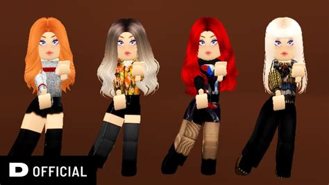 BLACKPINK Playing With Fire Roblox Dance Performance Video Outfit