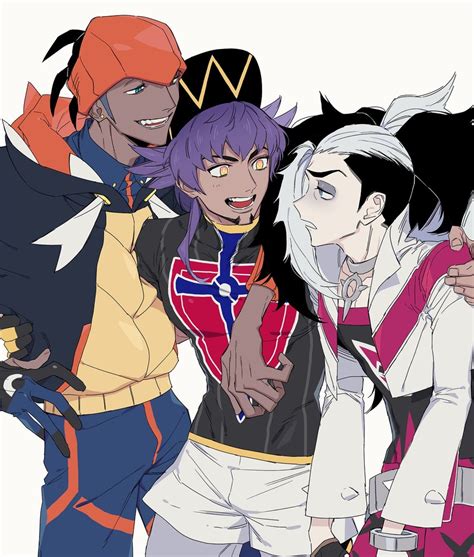 Raihan Leon And Piers Pokemon And 2 More Drawn By Htkym 1003 Danbooru