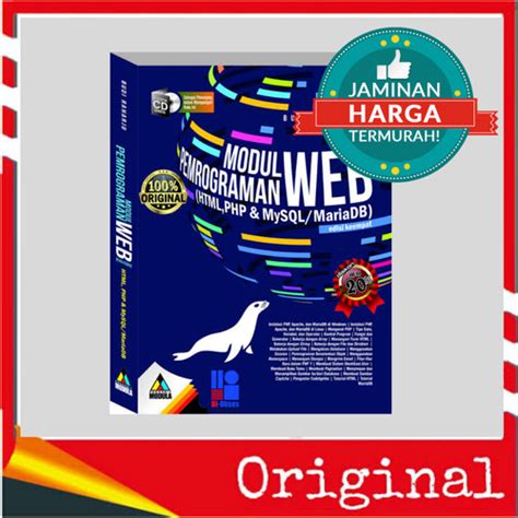 jual original buku php modul pemrograman web html php dan mysql bonus cd kab bekasi belajar