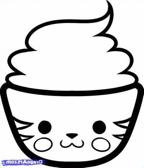 Unique De Coloriage Cupcake Kawaii Photos Coloriage Coloriage