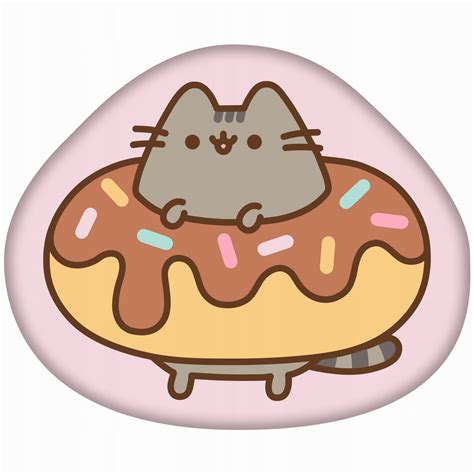 Poduszka Dekoracyjna Kształtka Pusheen Kotek Oryginalna Przytulanka