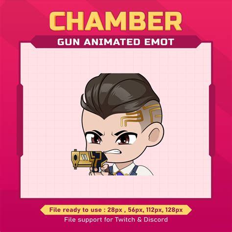Chamber Valorant Gun Animated Emote For Twitch Twitch Animated Emotes