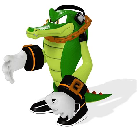 Free Obj File Sonic Sonic The Hedgehog 3d Model Vector The Crocodile Alligator Cartoon 🦔 ・3d