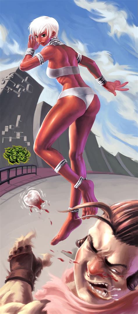 Elena Street Fighter Series Fantasy Sword Fantasy Warrior Fighter Girl Female Characters