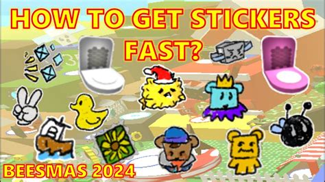 HOW TO GET STICKER FAST BEST METHOD BEE SWARM SIMULATOR ROBLOX