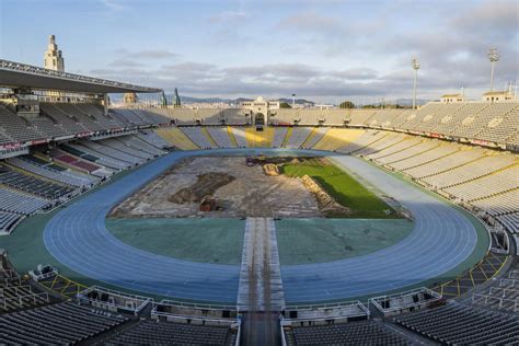 El FC Barcelona finaliza la primera fase de obras del estadio de Montjuïc
