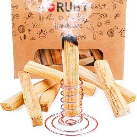 RUBY Encens Naturel Palo Santo XL 80gr 8 10pcs Bois sacré