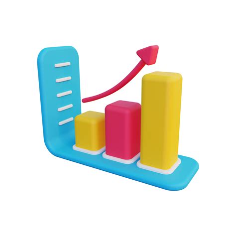 gráfico de barras 3d 10872933 PNG