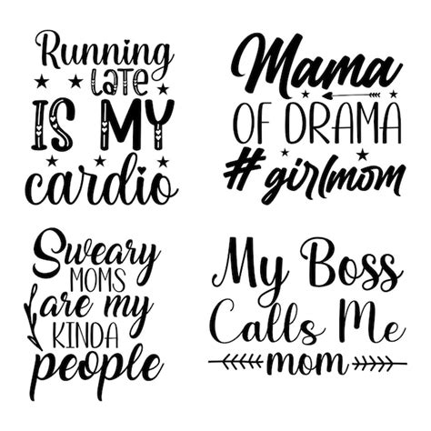 Premium Vector Funny Mom SVG Bundle