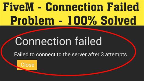How To Fix Connection Failed Failed To Getinfo Server After 3 Attempts