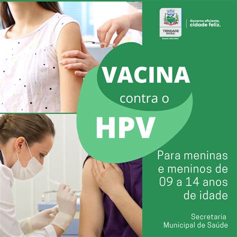 Vacina do HPV está disponível na UBS Central Prefeitura Municipal de