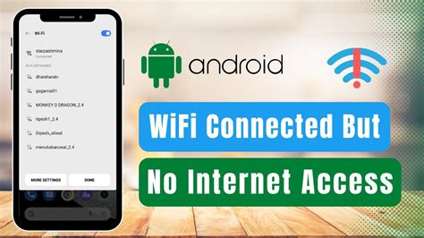 Fix Exclamation Mark On Wifi Android No Internet Access Youtube
