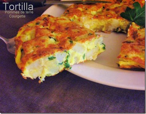 Tortilla Aux Courgettes Omelette Espagnole