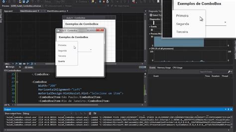Tutorial WPF Material Design Aula 9 ComboBox YouTube
