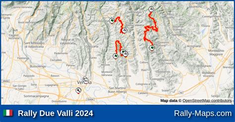 Streckenverlauf Rally Due Valli 2024 CIAR RallyeKarte De