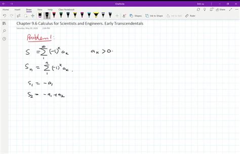 solved explain why the sequence of partial sums for an alternating series is not an increasing
