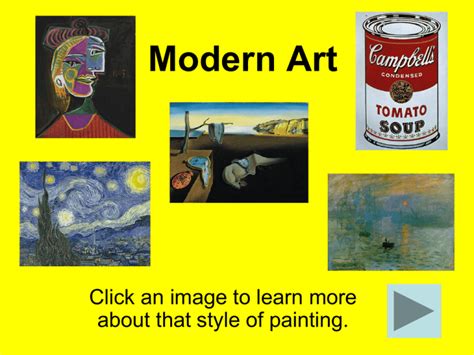 Modern Art Presentation Powerpoint