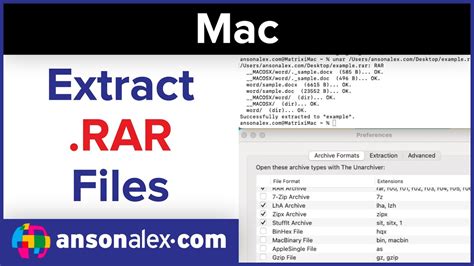 How To Open RAR Files On Mac YouTube