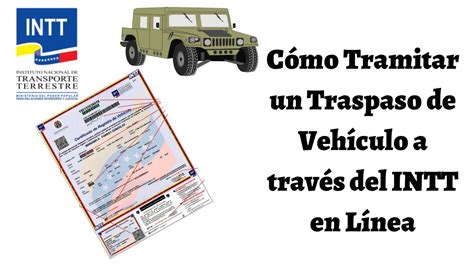 C Mo Realizar Un Traspaso De Propiedad De Veh Culo Intt En L Nea