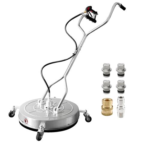 JANZ 24 Pressure Washer Surface Cleaner With 4 Wheels Dual Handle