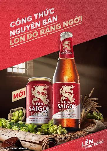 Bia Sài Gòn Export lon 330ml Karavan