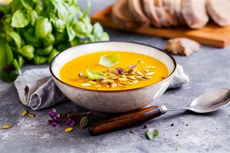 Vegane Kürbissuppe cremig einfach