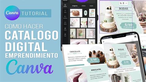 Como hacer un CATALOGO DIGITAL en CANVA 2023 Catálogo Digitales Hice