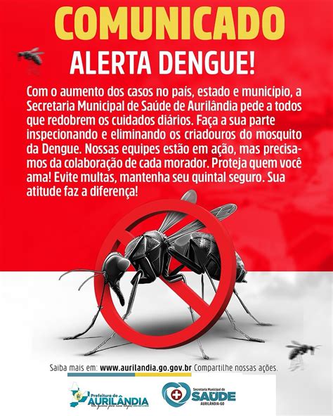 Comunicado Alerta Dengue Prefeitura Municipal De Auril Ndia