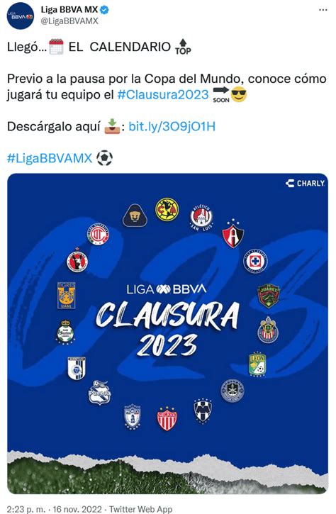 Liga Mx Ya Est Listo El Calendario Del Torneo Clausura El