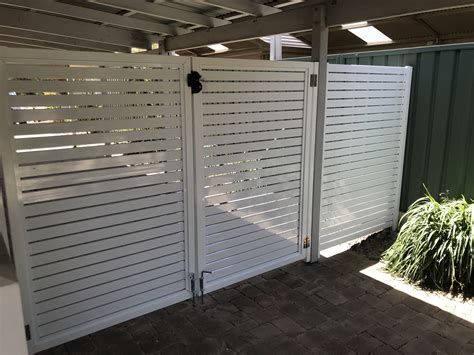 Aluminium Slat Gates And Screens Dunsborough Bears Fencing
