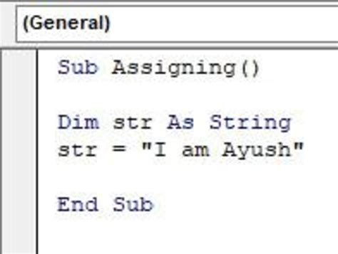 Vba Strings In Excel Geeksforgeeks