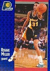 Amazon Reggie Miller Basketball Card Indiana Pacers Fleer
