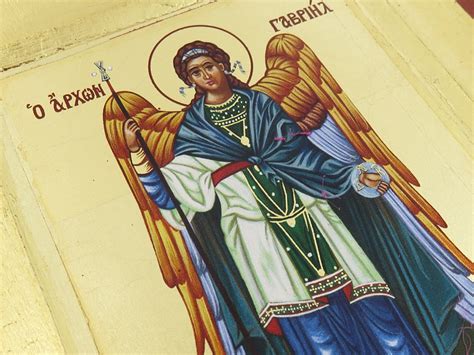 Ikona Bizantyjska Archanio Gabriel Upominki Z Agiewnik