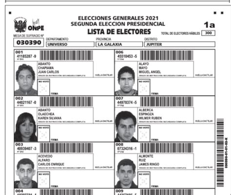 Engañoso versión de Fujimori acerca de que padrón electoral y lista de