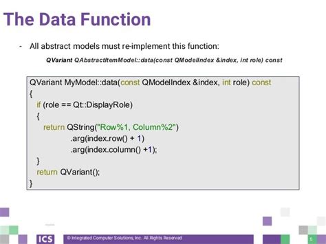 basics of model view qt programming