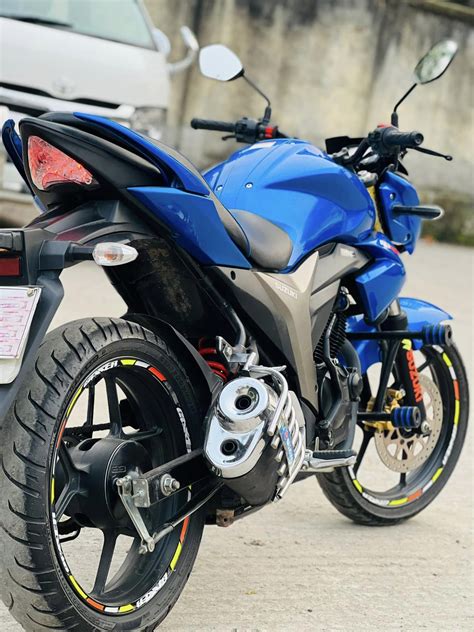 Suzuki Gixxer Monotone Blue Sera Bikes