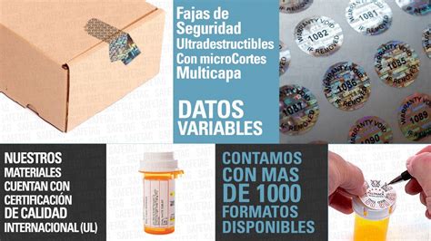 500 Etiquetas Seguridad Cascara De Huevo Ultra Destructibles Fajas
