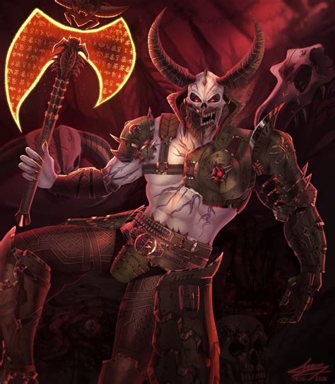 DOOM Eternal Maraunder Fan Art Doom Game Doom Videogame Doom