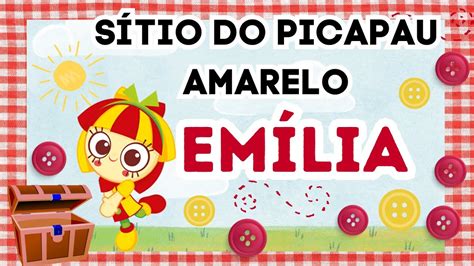 Sítio do Picapau Amarelo DIA DO LIVRO EMÍLIA a boneca gente