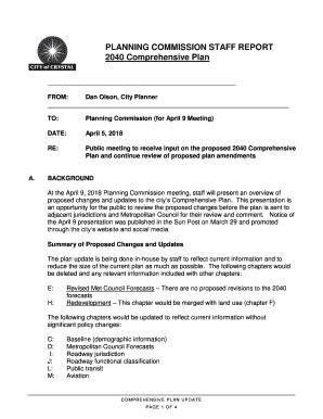 Fillable Online PLANNING COMMISSION STAFF REPORT 2040 Fax Email Print