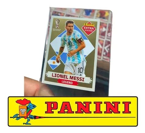 Figura Rara Do Messi Copa 2022 Lionel Legend Ouro Panini Parcelamento
