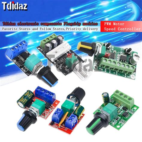Dc 1 8v 35v 2a 3a 5a 10a 30w 80w 90w Pwm Motor Speed Controller Low