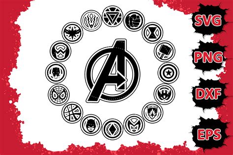 Avengers Logo Svg Hero Logo Svg Movie Svg A Letter Svg Etsy España